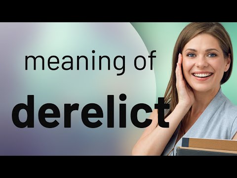Derelict • DERELICT meaning