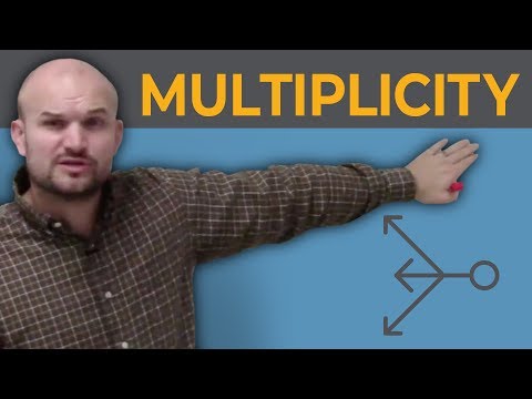 What is multiplicity and what does it mean for the zeros of a graph