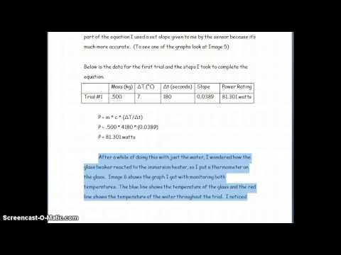 sample lab report
