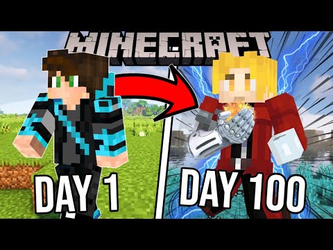 I Survived 100 Days as an ALCHEMIST in HARDCORE MINECRAFT...