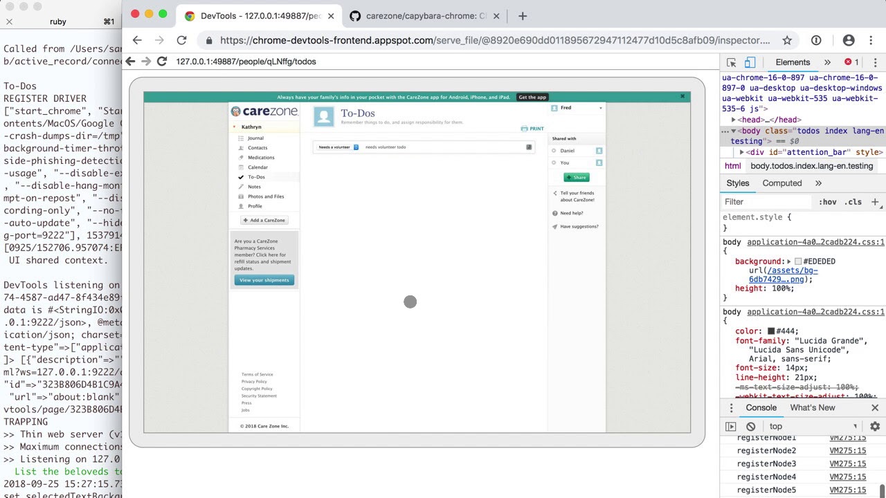 capybara-chrome visual