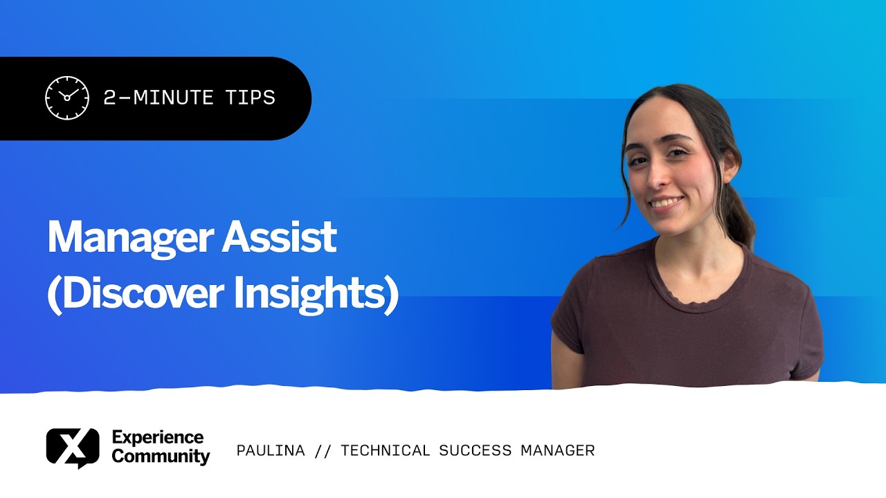 Qualtrics Manager Assist Overview: Empowering People Leaders with Insights