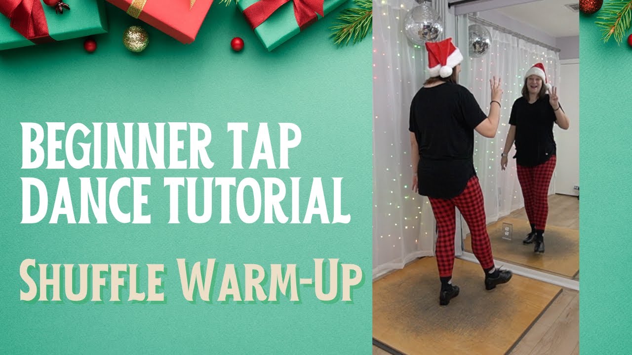 Beginner Tap Dance Lesson | SHUFFLES & SHUFFLE STEPS Warm Up | Learn to tap dance!