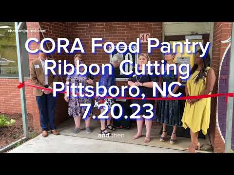 CORA ribbon cutting ceremony - 7.20.23