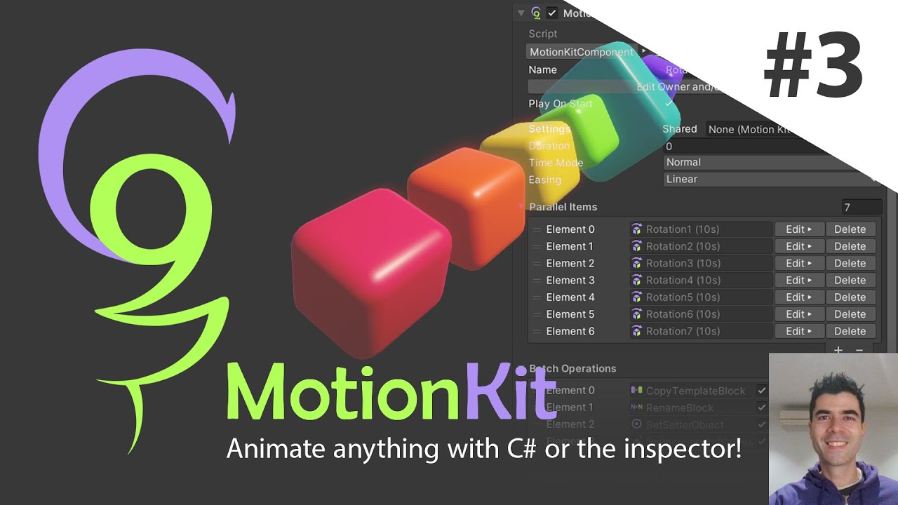 MotionKit Tutorial 3 - Incremental Rotation Animation with the MotionKitComponent