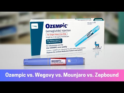 Ozempic vs. Wegovy vs. Mounjaro vs. Zepbound: What's the difference?