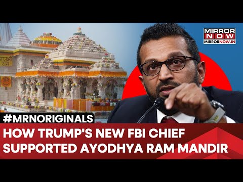 Kash Patel Supported Ayodhya Ram Mandir? Watch When Trump's FBI Boss Had Said 'There Was A Temple..'