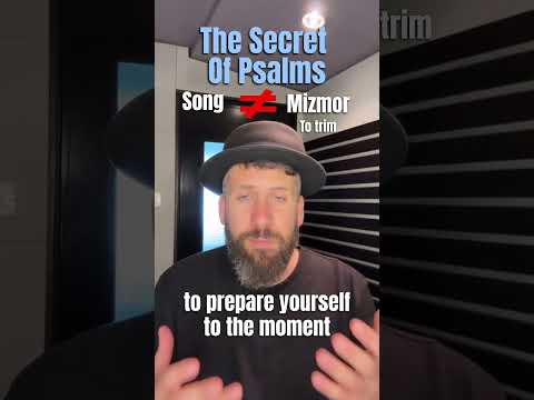 The secret of Psalms in Hebrew - Mizmor or A song #psalms #hebrew #bibleverse #biblestudy