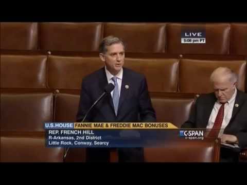 Rep. Hill Statement on GSE CEO Salary Cap Legislation