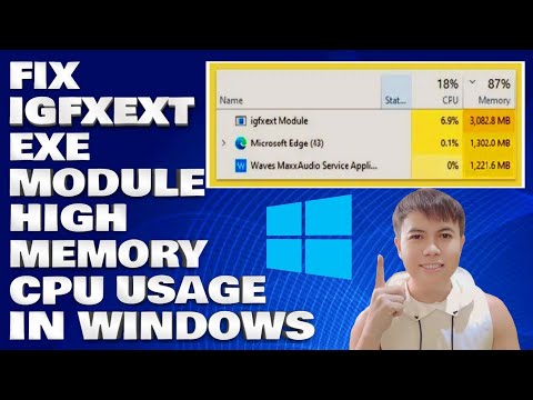 How To Fix igfxext.exe Module High Memory or CPU usage in Windows