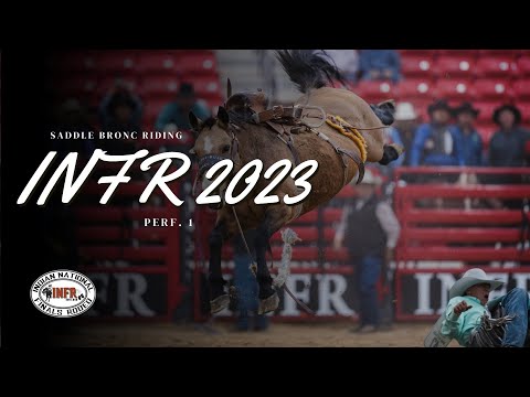 Saddle Bronc Riding INFR 2023 - Performance 1 - Las Vegas South Point Hotel