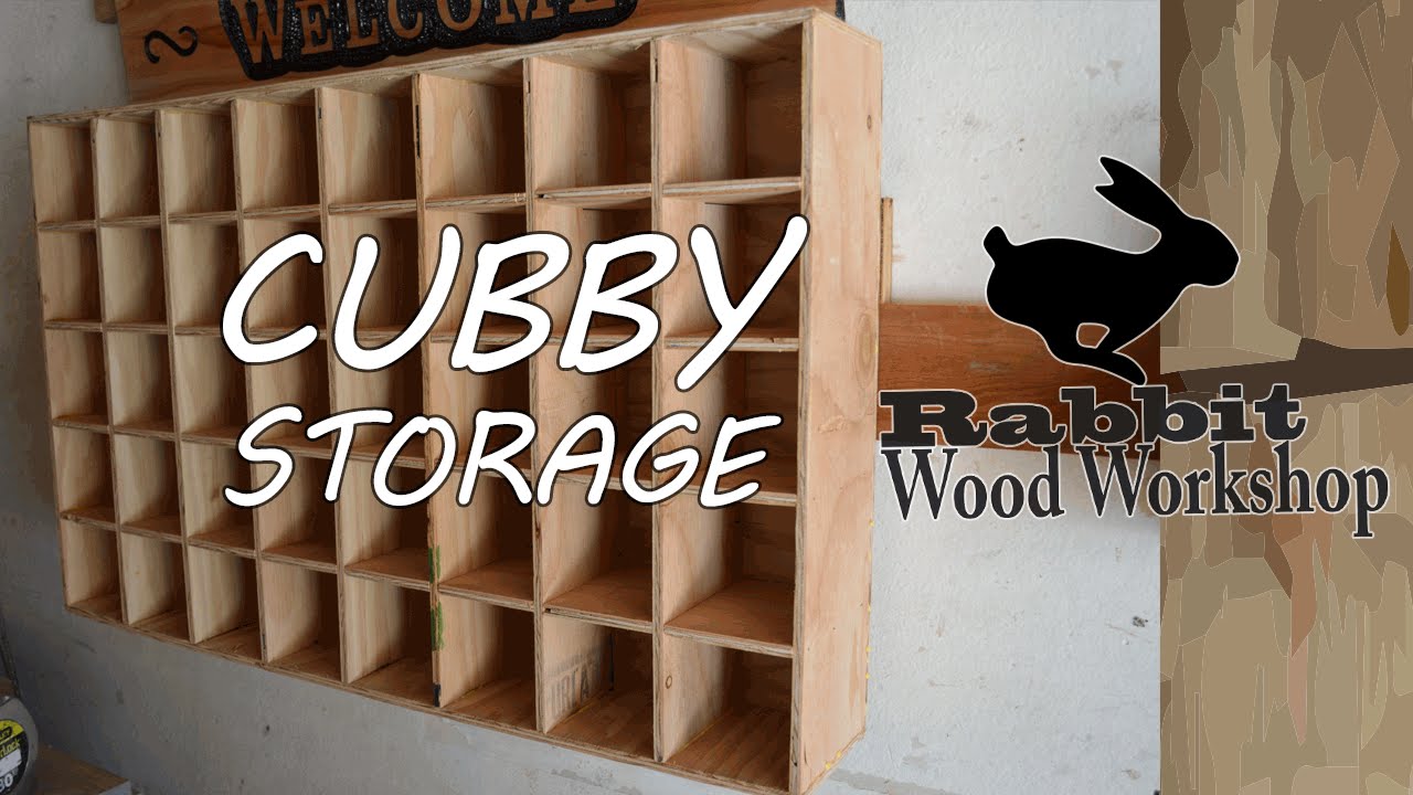 Cubby storage Easy build.