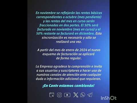 CANTV Y su Esquema De Facturación