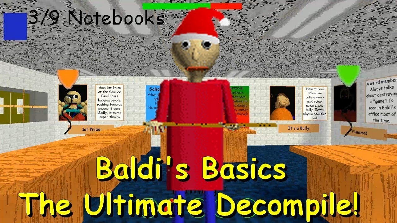Baldi's Basics The Ultimate Decompile! Pre-Release 1- Baldi's basics 1.3.2 decompiled mod
