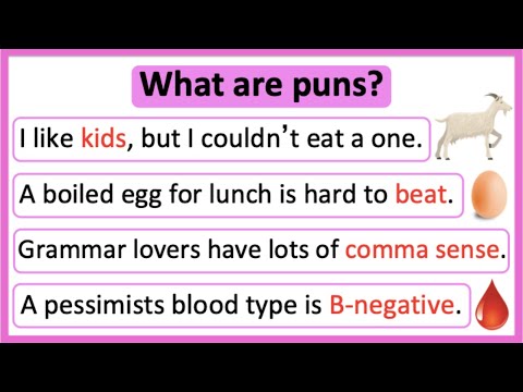 What are puns? ๐ค | Puns in English | Learn with examples