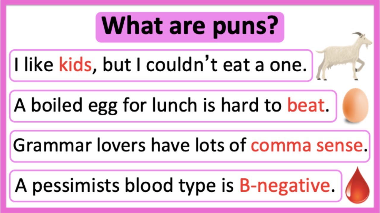 What are puns? 🤔 | Puns in English | Learn with examples