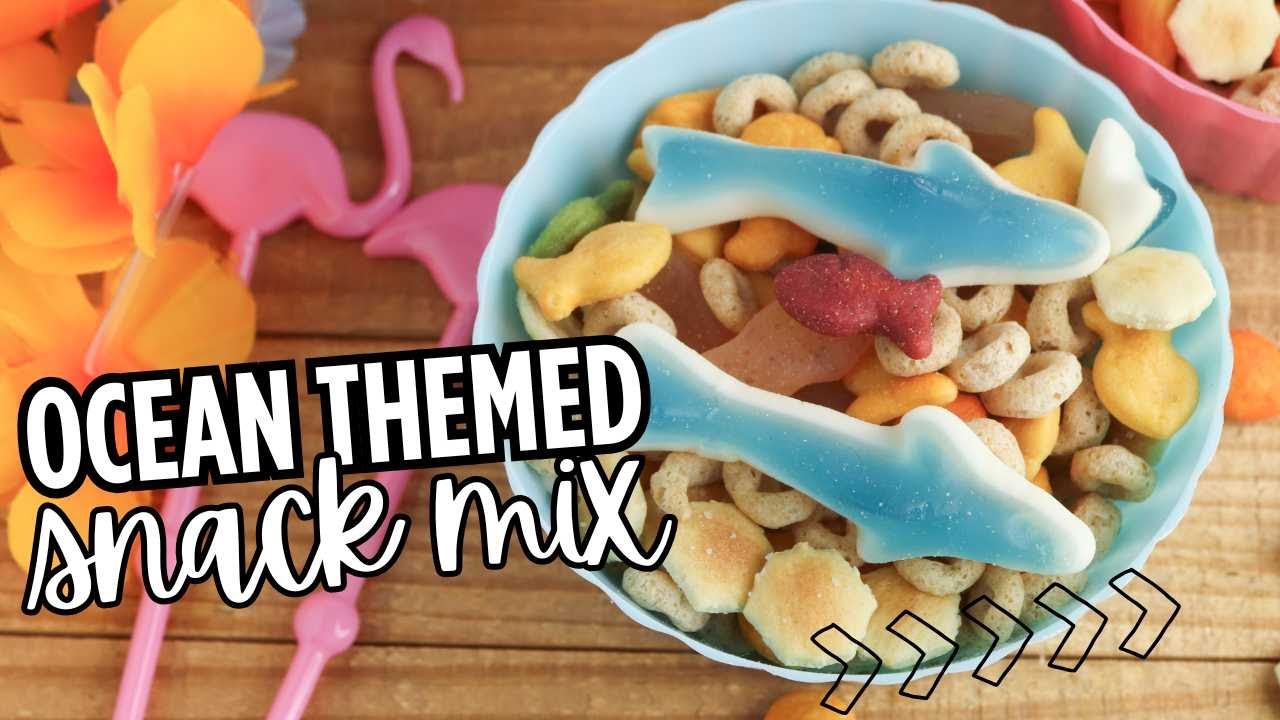 Easy Ocean-Themed Snack Mix Recipe | Fun Beach Party Food for Kids!