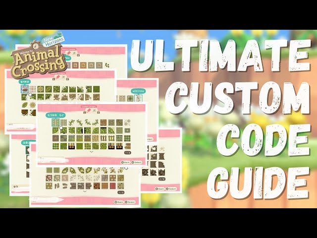 How to use Design Codes in Animal Crossing: New Horizons