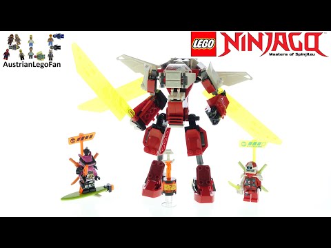 LEGO Ninjago 71707 Kai's Mech Jet - Lego Speed Build Review