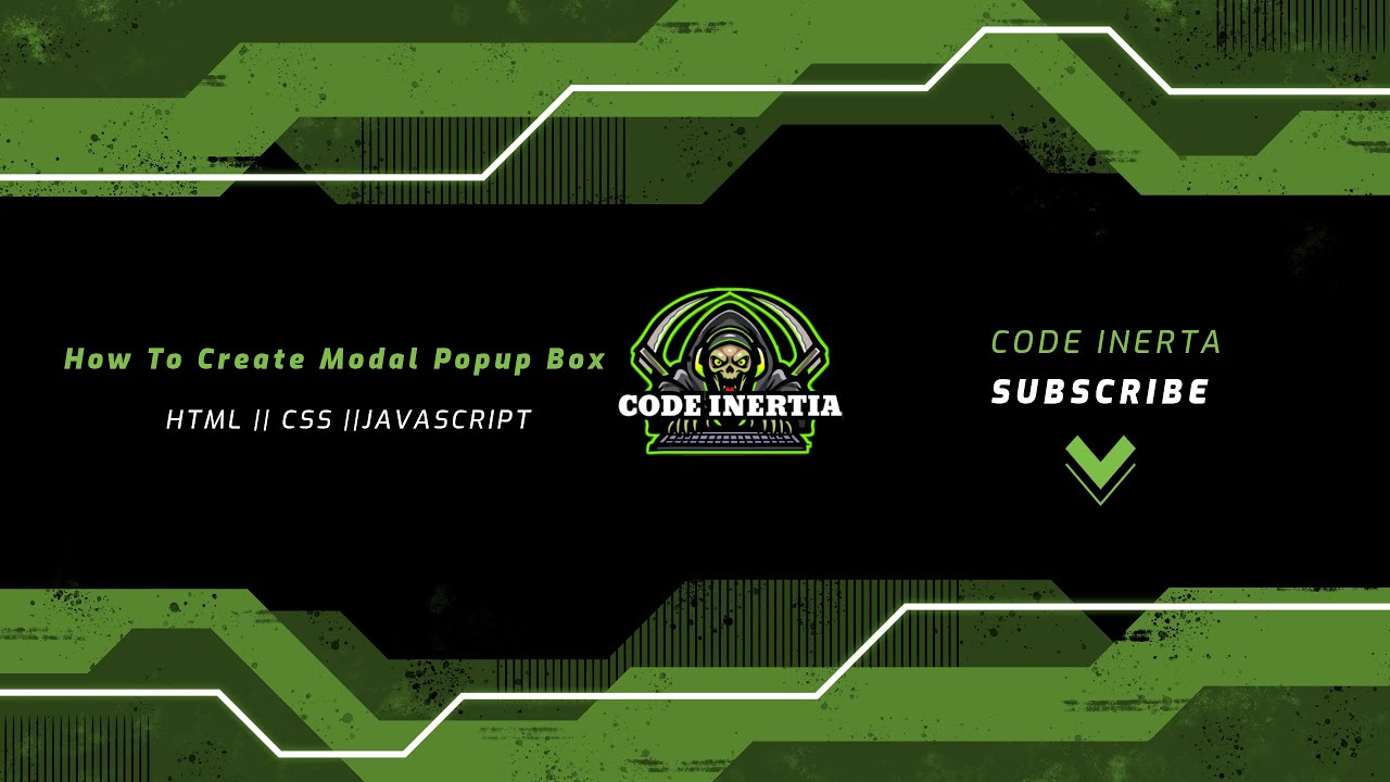 How to create Popup Box with blurred background using  HTML, CSS & JavaScript || CodeInertia
