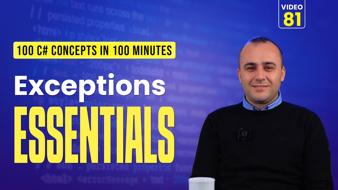 81. C# Error Handling | Exception Essentials
