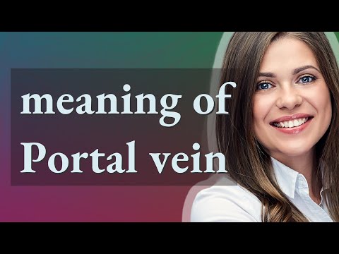 Portal vein | meaning of Portal vein