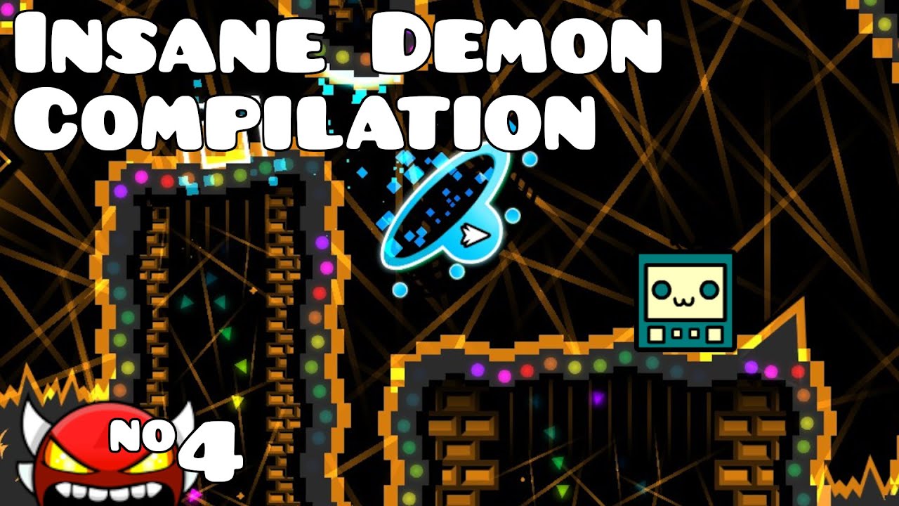 Insane Demon Compilation #4 | Geometry Dash