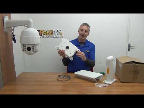 HikVision™ CCTV Camera Bracket With Junction Box (Pole Mounting)
