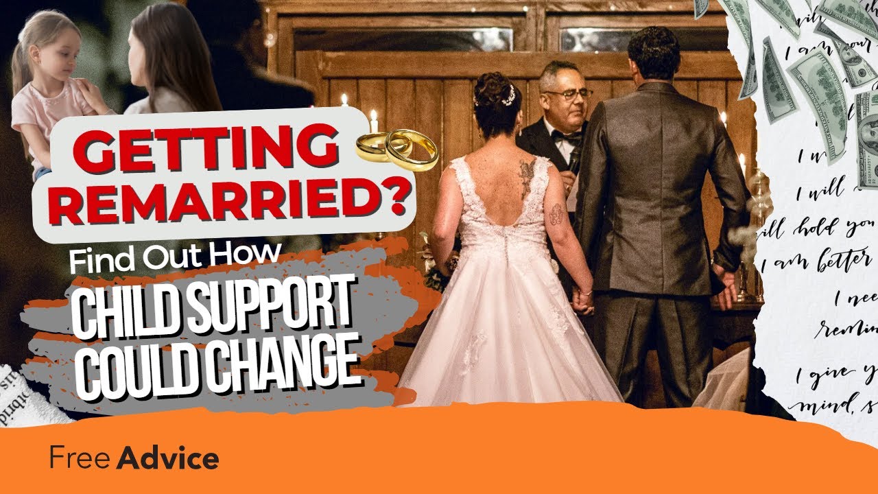 How does remarriage affect child support?