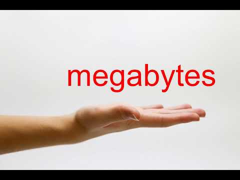 How to Pronounce megabytes - American English