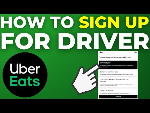 How To Sign Up For Uber Eats Driver (2025)