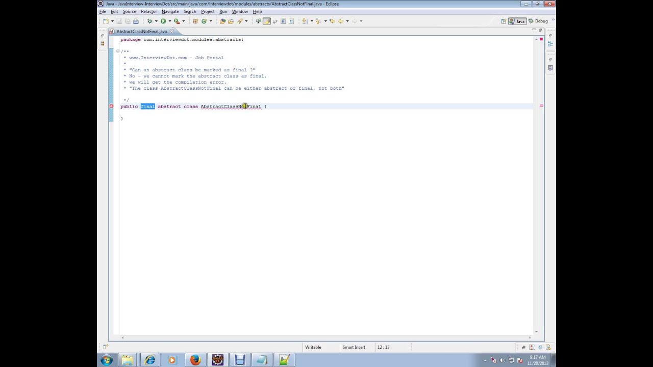 Java Interview Question And Answer override java method restrictions explain