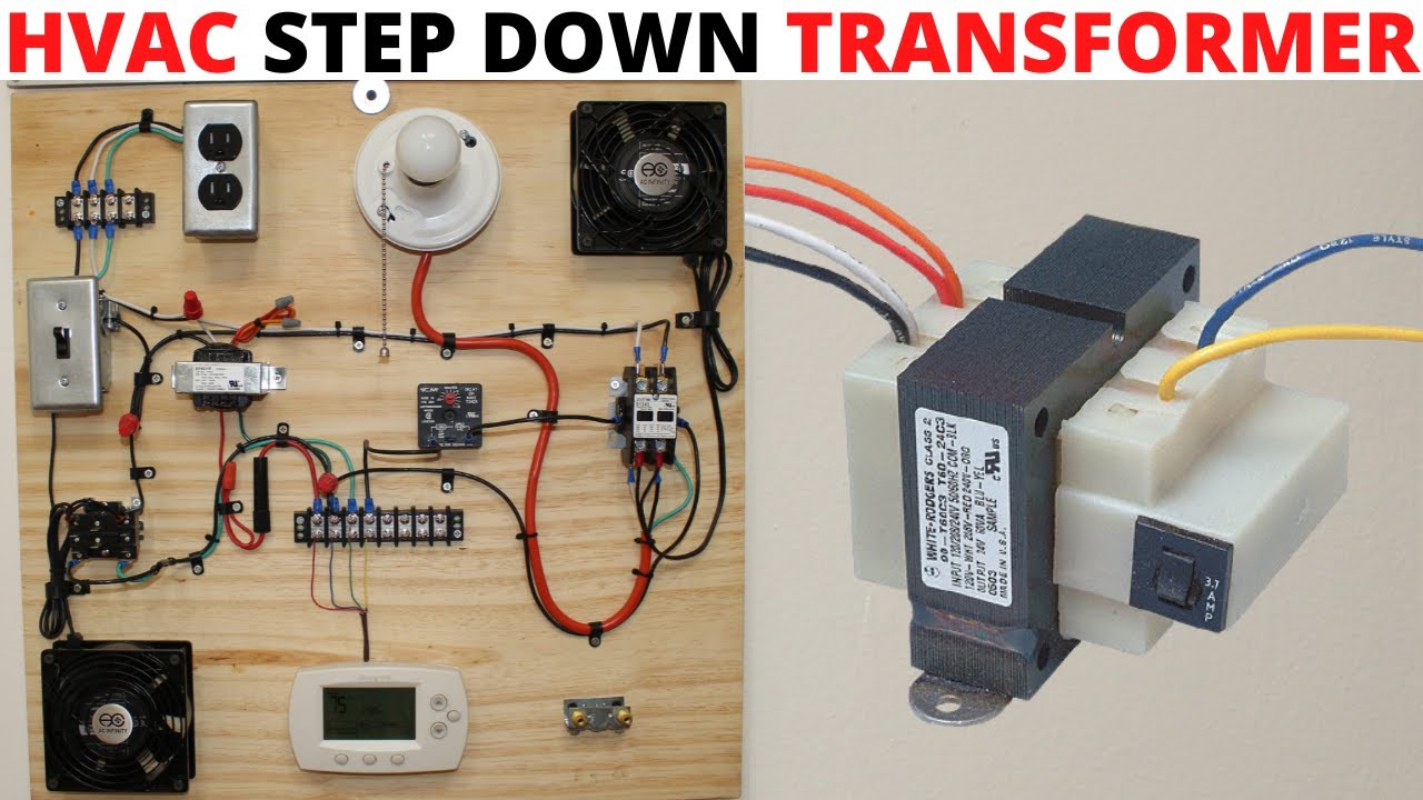 HVAC Training Board: How To Troubleshoot A Transformer (How To Check A HVAC Step Down Transformer)