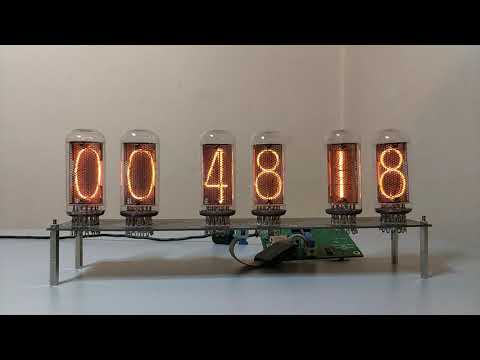 IN-18 Nixie clock - work in progress