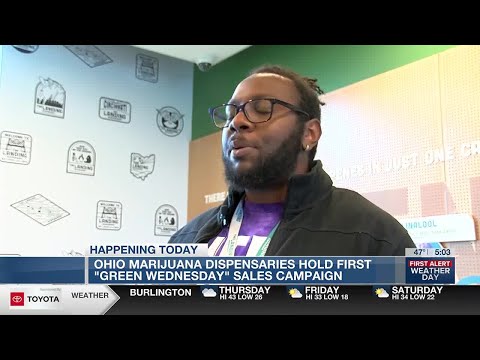 Ohio marijuana dispensaries hold first "Green Wednesday" sales campaign