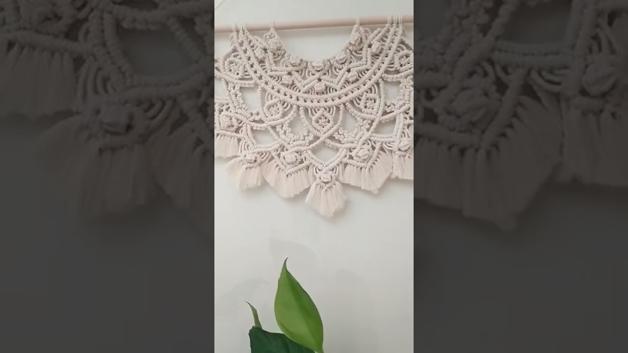 Macrame Half Mandala Wall Hanging | New Macrame Design