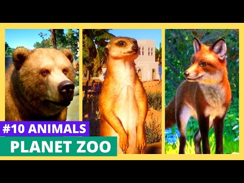 Super Planet Zoo! #10 Names And Sounds Wild Animals 25