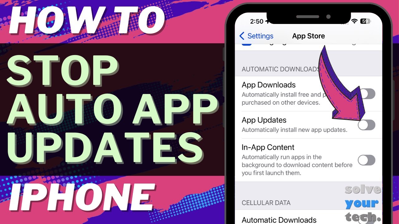How to Turn Off Automatic App Updates on iPhone