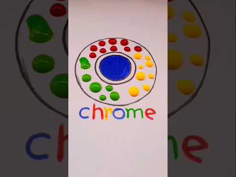Google chrome drawing 😱#art#google#creative #satisfying #shorts