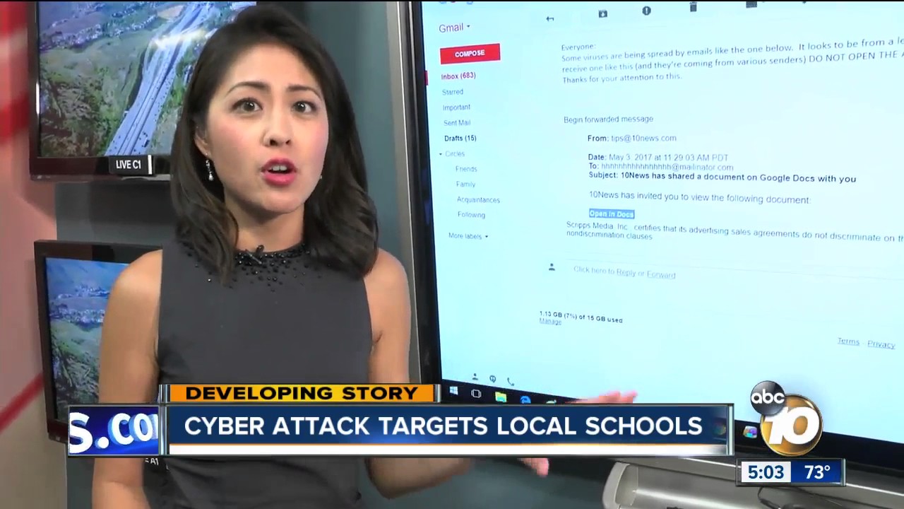 Cyber attack targets local schools