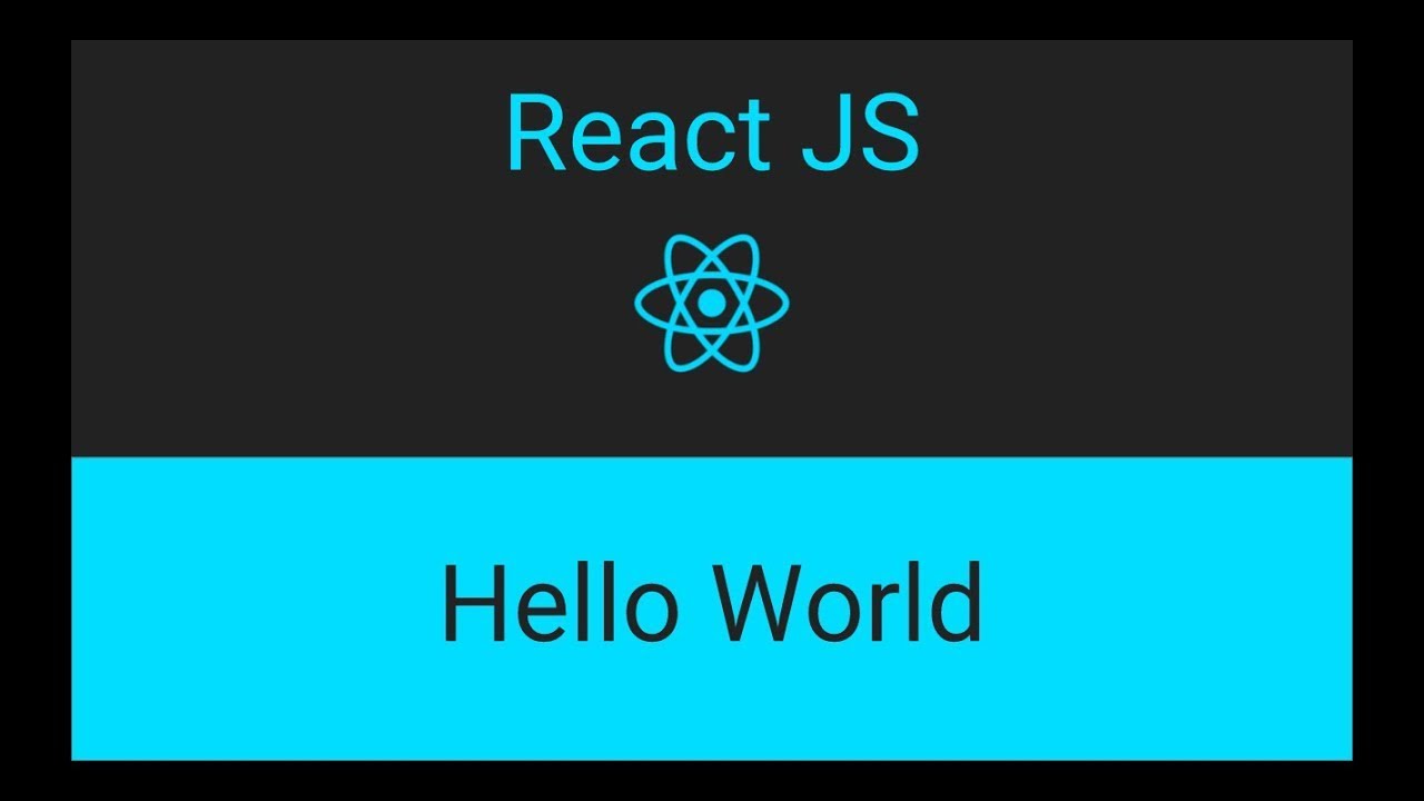 React Hello World using command prompt