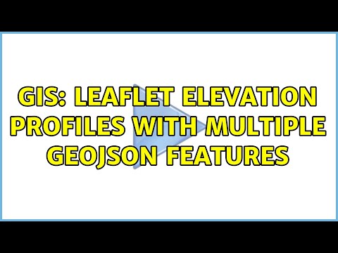GIS: Leaflet elevation profiles with multiple GeoJSON features