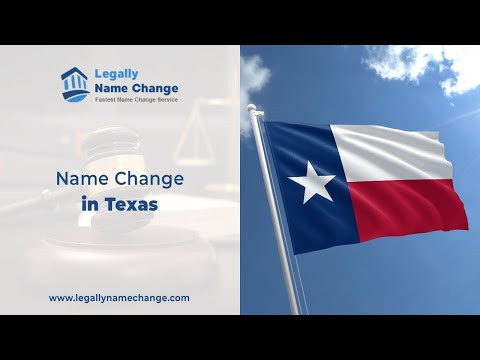 How to Legal Name Change in Texas | Name Change in Texas | Legal Name Change