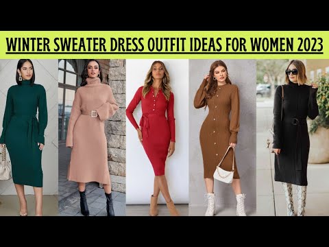"Knitwear Upgrade: Elevate Your Look with Women's Sweater Dresses" | sweater dress
