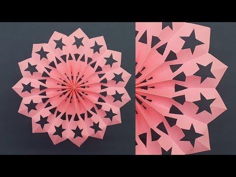 How to Make Paper Snowflakes for Christmas Decorations | 3D Snowflake | Christmas Crafts