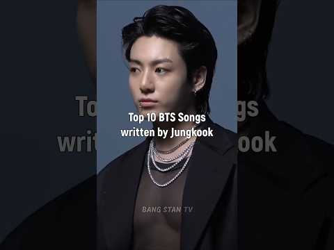 top 10 BTS songs written by Jungkook #jungkook #bts #shorts