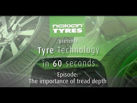Tyre technology in 60 seconds: The importance of tread depth