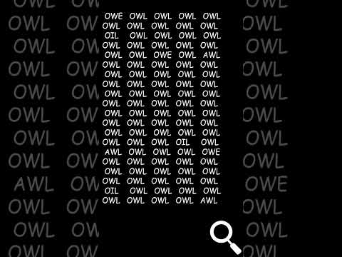 Find 3 Words Owl - Oil
