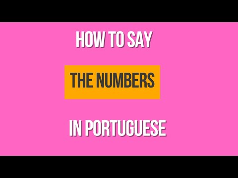 Numbers in Brazilian Portuguese
