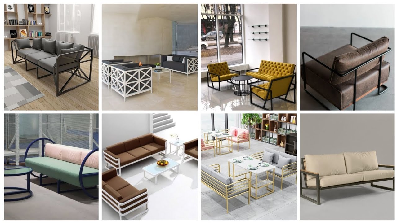 Customize Steel Sofa Design | Modern Steel Sofa Set | Best Steel Sofa Frame | Latest Steel Furniture